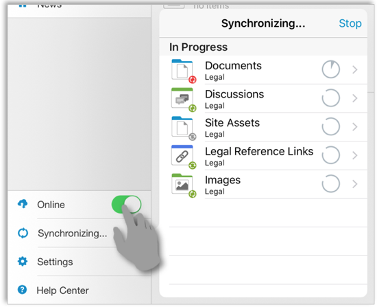 Understanding Synchronization - SharePlus iOS™ Help